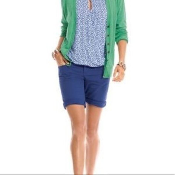 CAbi | Shorts | Cabi Lou Short Vintage Cobalt Blue 83 Yacht Shorts Sz 4 ...